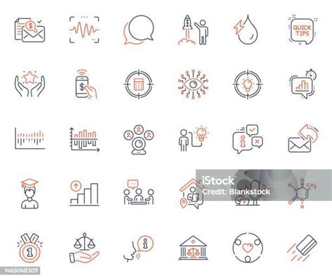 Jeu Dicônes Éducatives Icône Incluse En Tant Quéléments Web Lancer Le