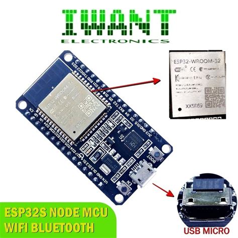 Jual Esp32 Wroom 32 Nodemcu Esp32 Ch9102 30 Pin Wifi Bluetooth Usb