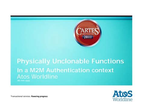 physically unclonable functions in a m2m authentication context pdf