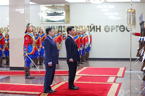 ФОТО БНСУ аас Монгол Улсад суух Элчин сайд Ким Жун Гү Ерөнхийлөгч У Хүрэлсүхэд Итгэмжлэх жуух