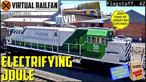 ELECTRIFYING JOULE VIA PASSENGER TRAIN WAMX HOG ENGINES HERZOG