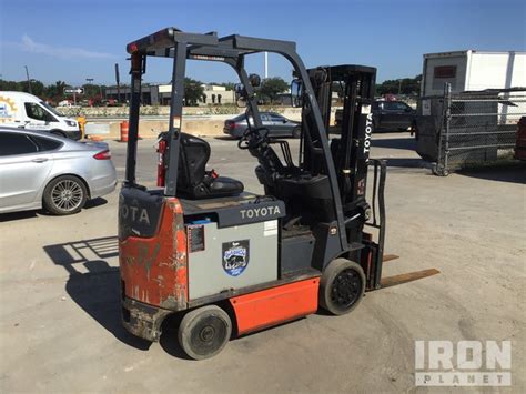 2019 Toyota 8fbcu25 4400 Lb Electric Forklift In Irving Texas United