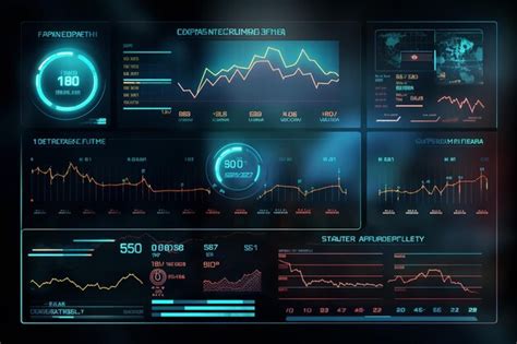 Premium Ai Image Futuristic Finance Digital Market Graph User