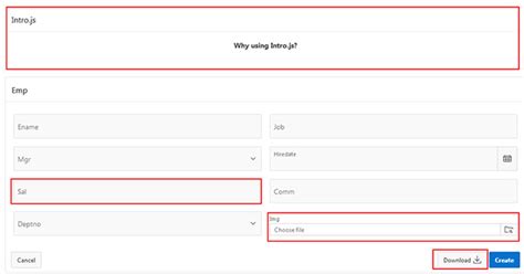 Oracle Apex Using Introjs In Oracle Apex