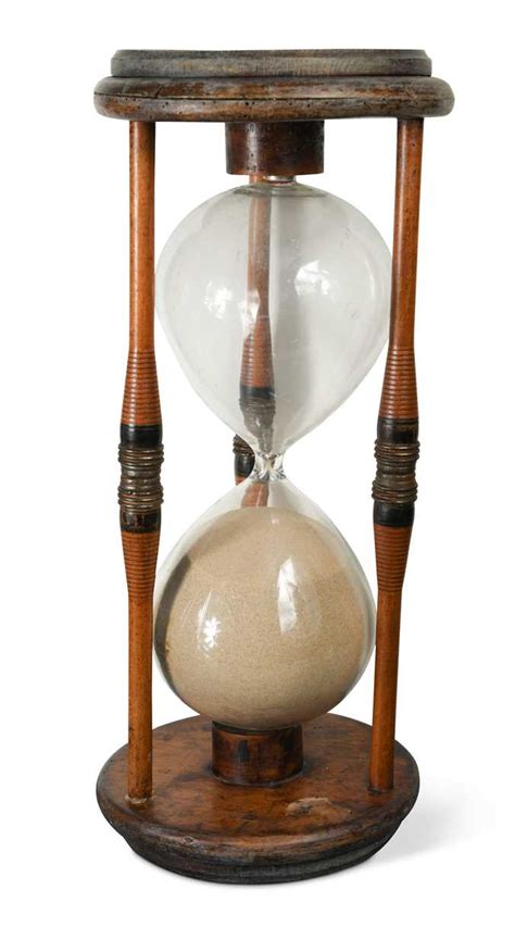 Lot 32 A Large 19th Century 2 12 Hour Sand Timer