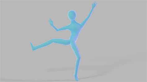 Thin Humanoid Rigged 3d Model Turbosquid 2008403