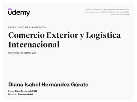 Diana Isabel Hernández Gárate On Linkedin Udemy Course Completion