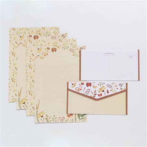 Floral Pattern Envelope Cute Card Pak Printers