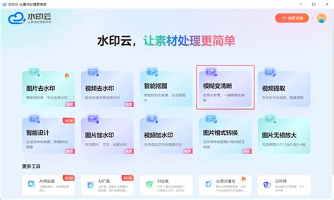 如何把模糊照片变清晰手把手教你5种修复模糊照片方法 水印云