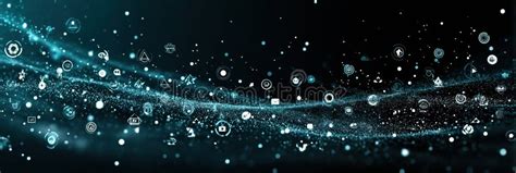 Floating Ai Assistant Icons Create A Constellation In The Vastness Of