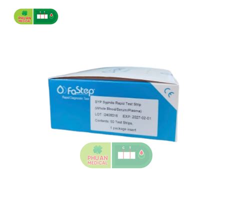 TEST NHANH GIANG MAI Fastep SYP Syphilis Rapid Test Strip Thiết bị