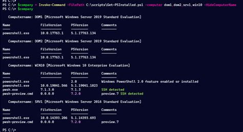 Revisiting Powershell Version Inventory • The Lonely Administrator