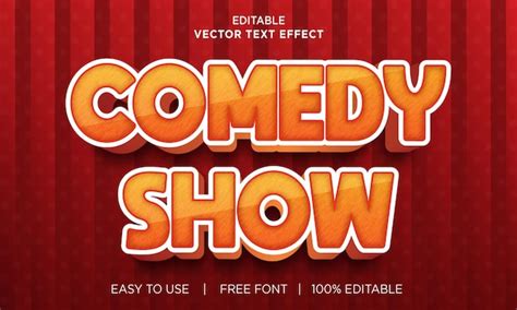 Premium Psd Stand Up Comedy Text Effect