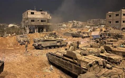Pertempuran Sengit Di Jalur Gaza Tank Israel Dihabisi Al Qassam