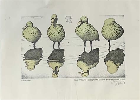 Lot 725 Simon Drew 1952 Two Ink Cartoons Each 30 X