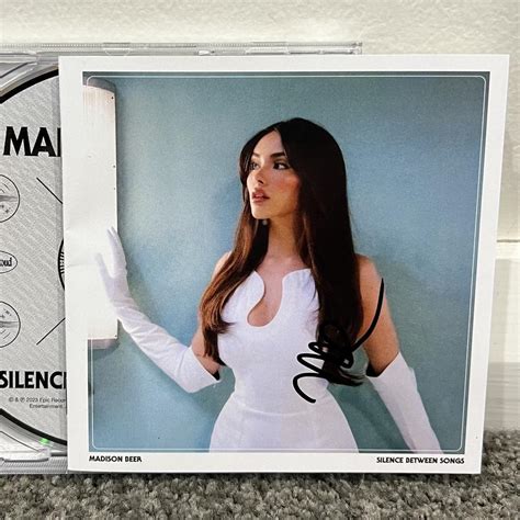 Madison Beer Silence Between Songs Signed Cd Depop