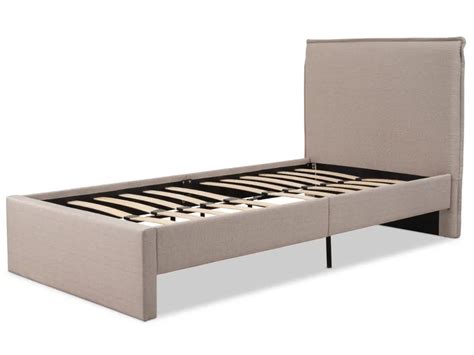 Peyton Single Bed Oatmeal By Mocka Style Sourcebook