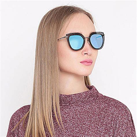 Buysend Blue Cat Eye Women Sunglasses Online Fnp