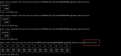 【fullauto Statistics】error Querying The Number Of Columns In A Partitioned Table · Issue 10653