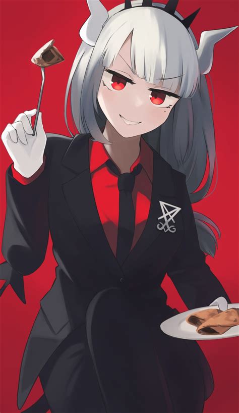 Lucifer Helltaker Drawn By Hinami047 Danbooru