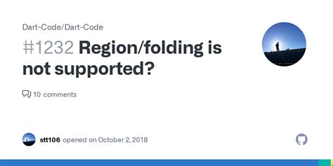 Region Folding Is Not Supported Issue Dart Code Dart Code GitHub