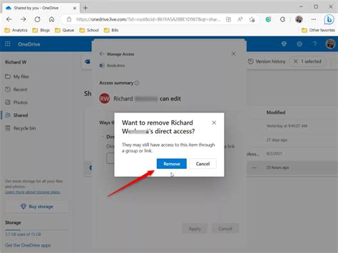 How To View And Stop Sharing OneDrive Files Geek Rewind