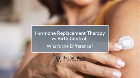 Hormone Replacement Therapy Vs Birth Control Whats The Difference