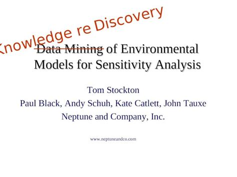 Ppt Data Mining Of Environmental Models For Sensitivity Analysis Dokumentips