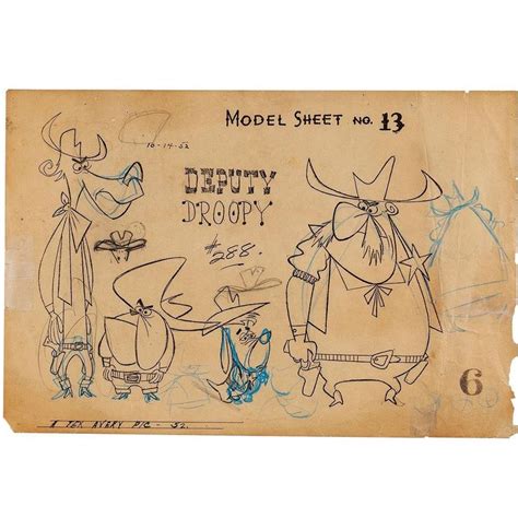 Cartoon Brew Funny Model Sheet By Ed Benedict For A Funny Cartoon Tex