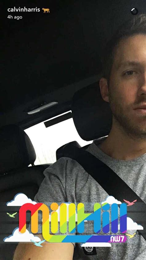 Calvin Harris Returns To Snapchat After Car Accident Photos Us Weekly