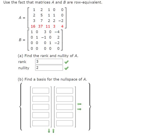 solved use the fact that matrices a and b are
