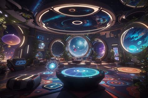 Premium Ai Image Exploring Boundless Dimensions