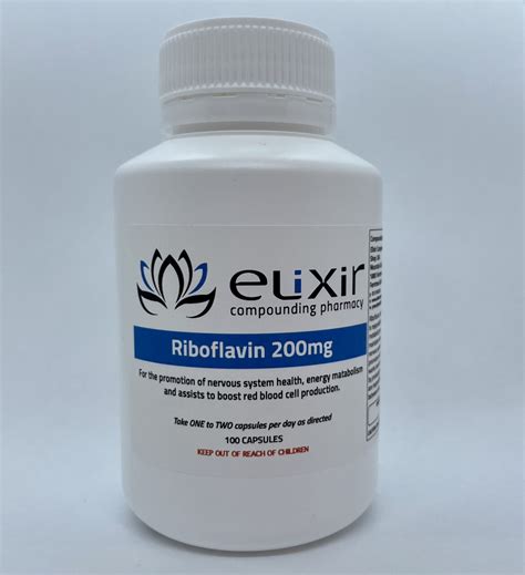 Vitamin B2 Riboflavin 200mg