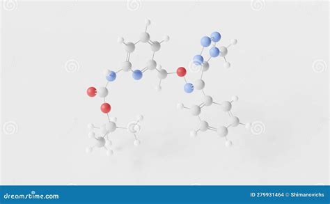 Picarbutrazox Molecule 3d Molecular Structure Ball And Stick Model Structural Chemical