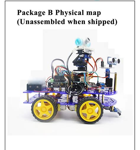 Stm Smart Car Wifi Video Remote Control Obstacle Avoidance Tracking