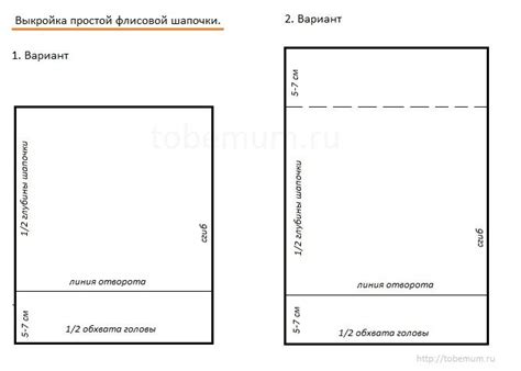 Веселые шапочки из флиса Выкройки Флис Шапочка