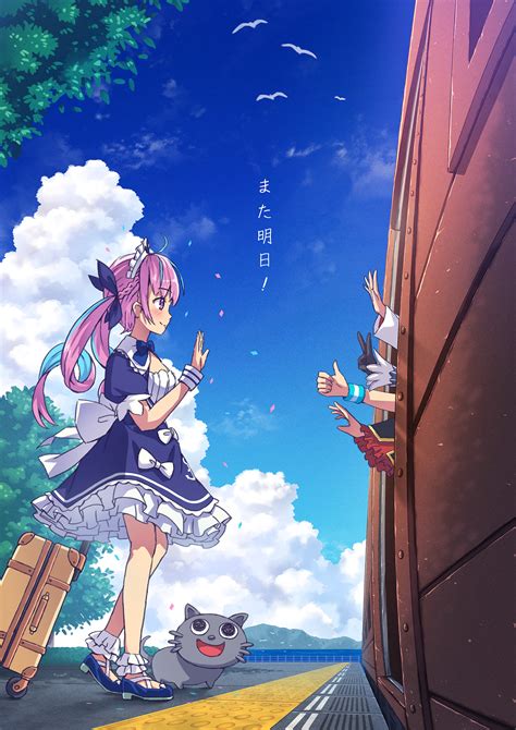 Minato Aqua Oozora Subaru Murasaki Shion Nakiri Ayame Minato Aqua And More Hololive