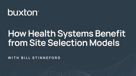 How Health Systems Benefit From Site Selection Data Models YouTube