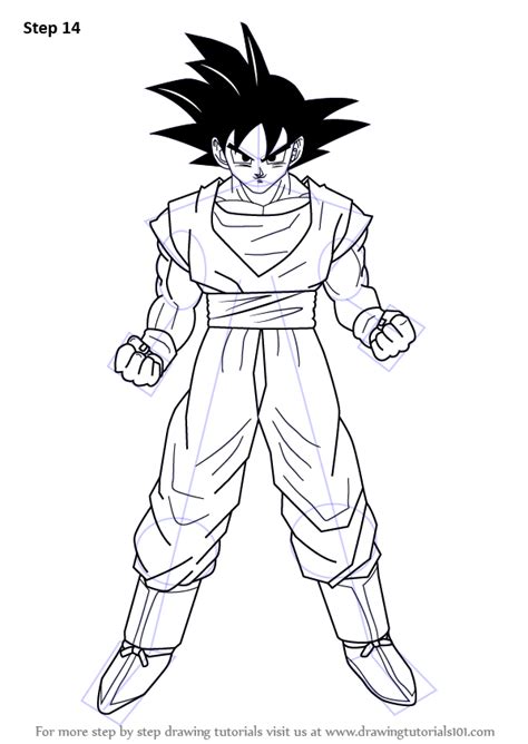 Como Desenhar o Goku Passo a Passo Completo e Fácil Passo Goku