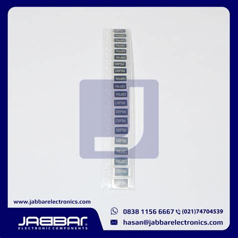 Resistor R680 0 680 Ohm 1w Smd2512 Jabbar Electronics