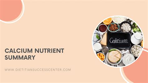 Calcium Nutrient Summary