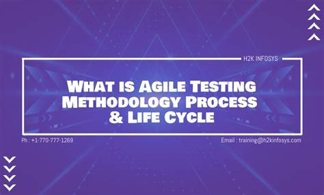 what is agile testing methodology process and life cycle agile methods