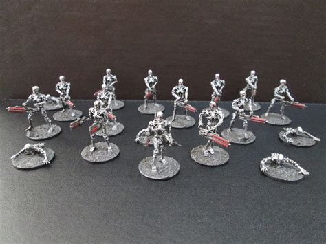 Crucium Gigers Miniatures Blog Terminator Miniatures Game Endoskeletons