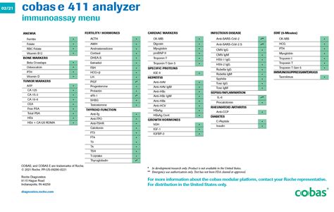 Cobas E 411 Analyzer