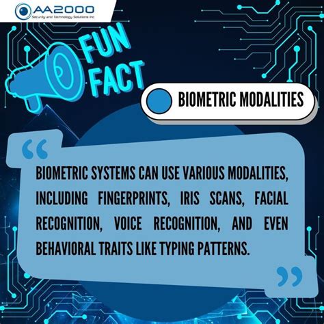 Biometrics Fun Fact Biometrics Biometric System Fun Facts