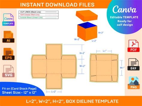 Customized Match Box Dieline Template Graphic By Designconcept