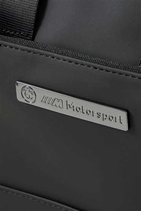 Puma, Чанта BMW Motorsport от еко кожа, Черен - eMAG.bg