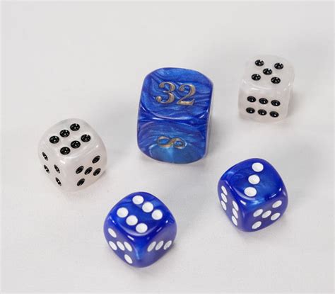 Backgammon Dice Set Marbled Chess House