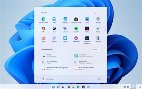 Windows 1 1 Interface