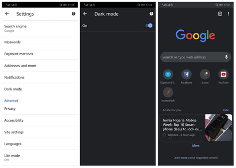 How To Activate Dark Mode On Chrome For Android Dignited